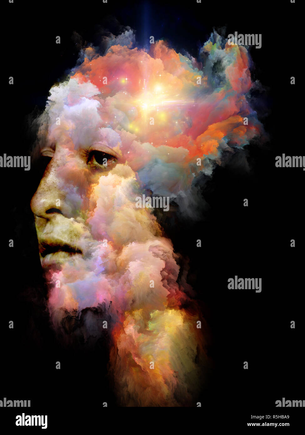 Colors of Mind Stock Photo - Alamy