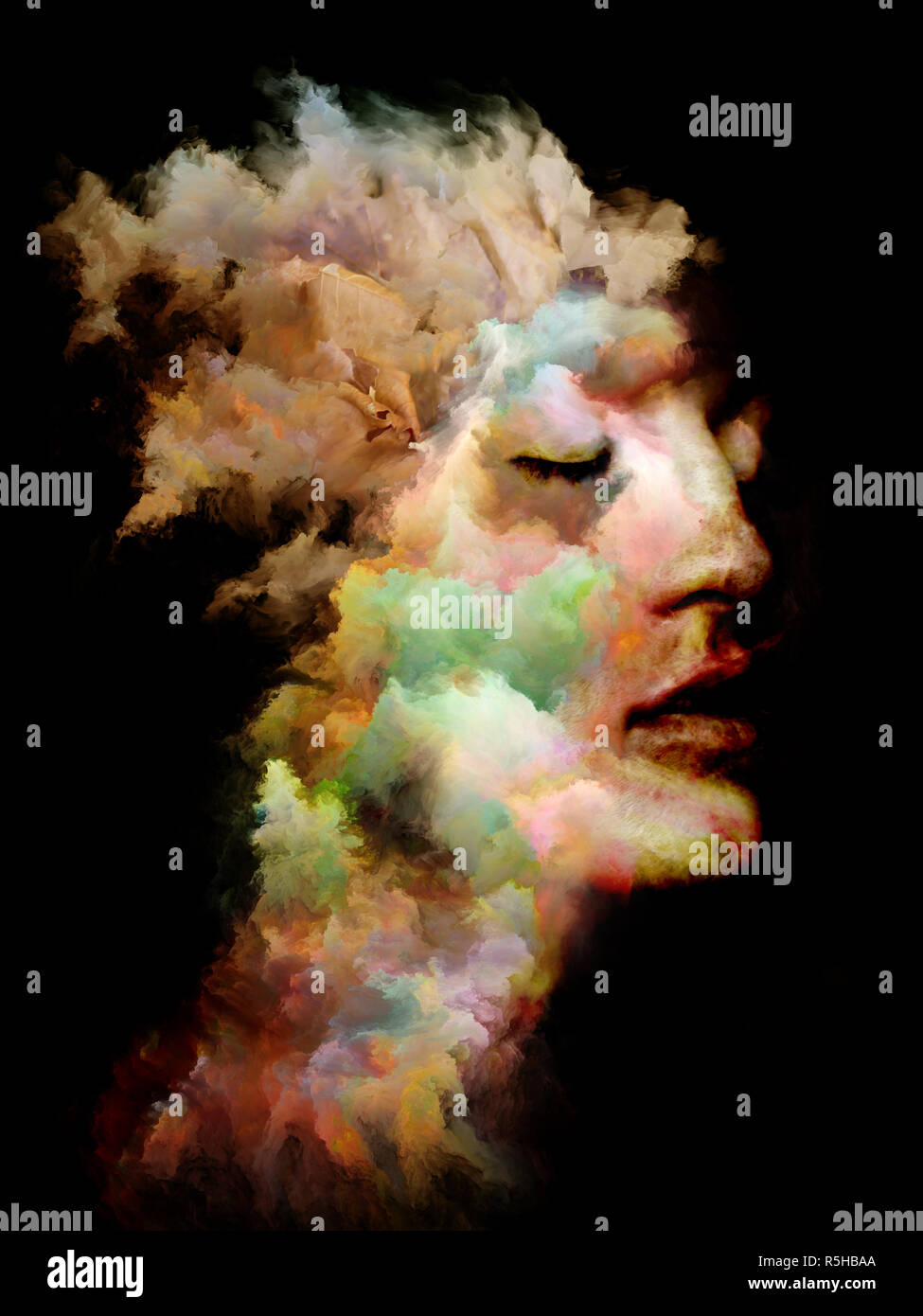 Colors of Mind Stock Photo - Alamy