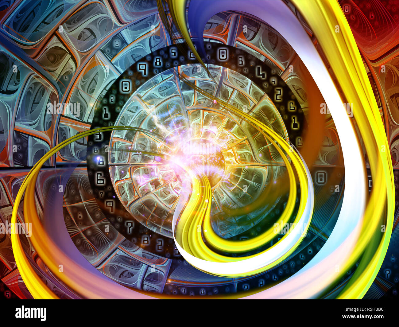 Inner Life of Digital World Stock Photo - Alamy
