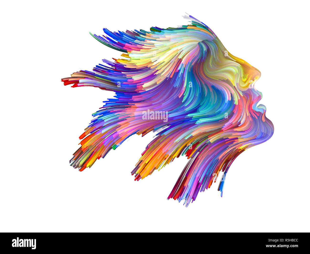 Dynamic color palette Cut Out Stock Images & Pictures - Alamy