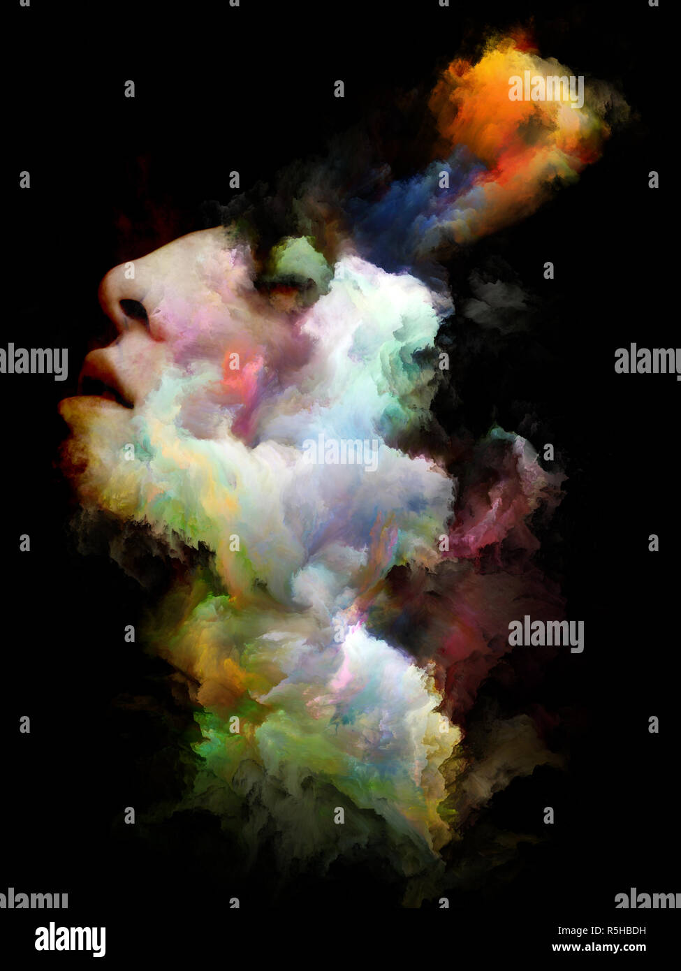 Colors of Mind Stock Photo - Alamy