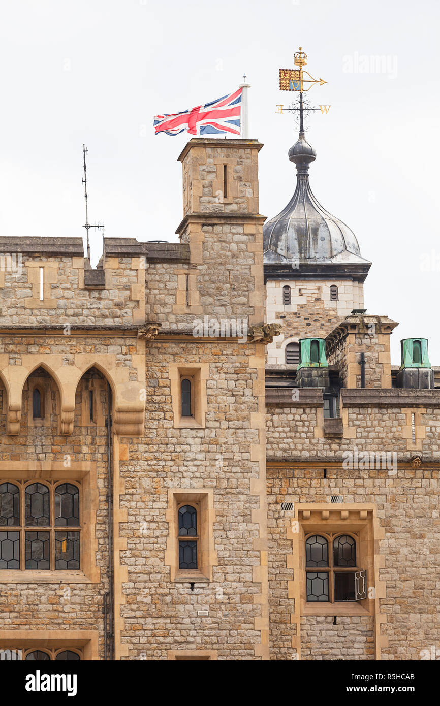 Tower of London, medieval defense building, London, United Kingdom ...