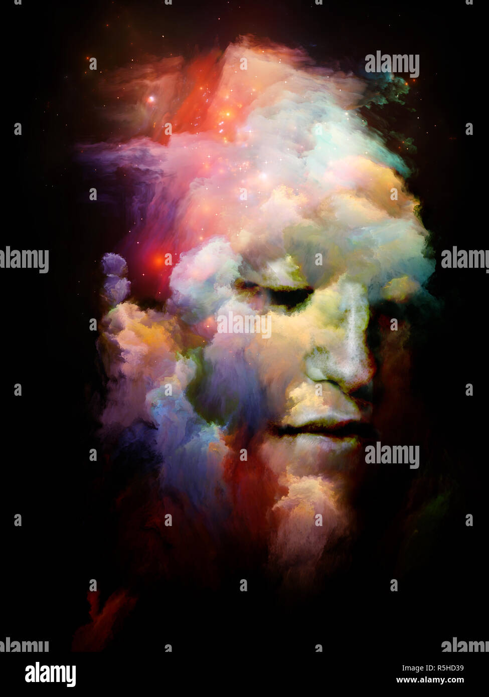 Colors of Mind Stock Photo - Alamy