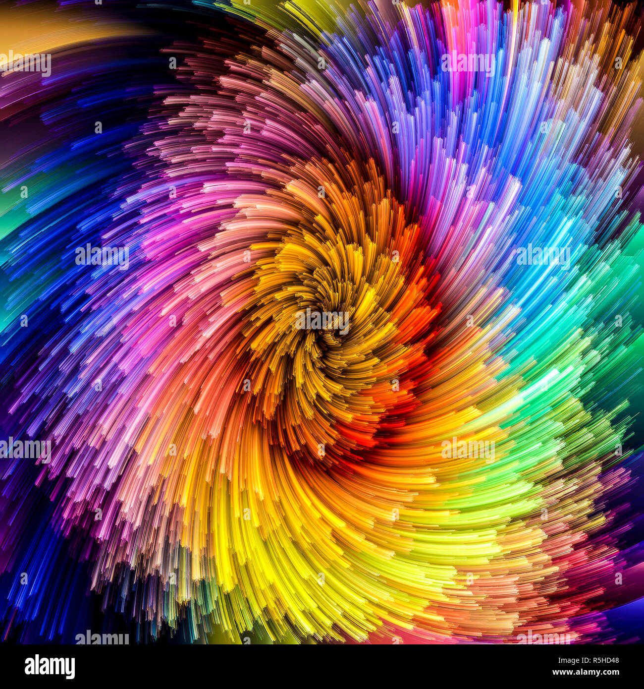 Conceptual Vibrant Vortex Stock Photo - Alamy