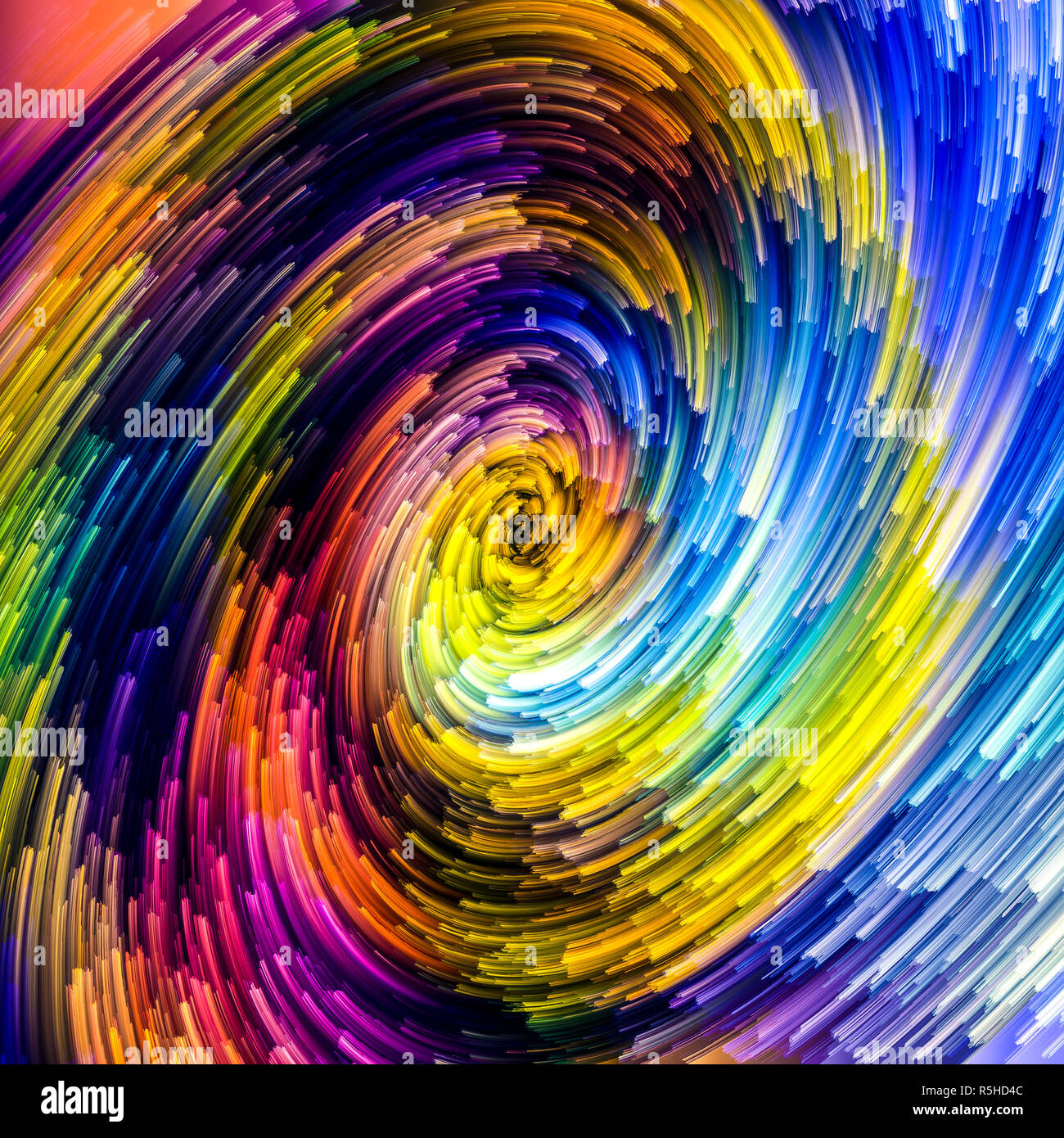 Unfolding of Vibrant Vortex Stock Photo - Alamy