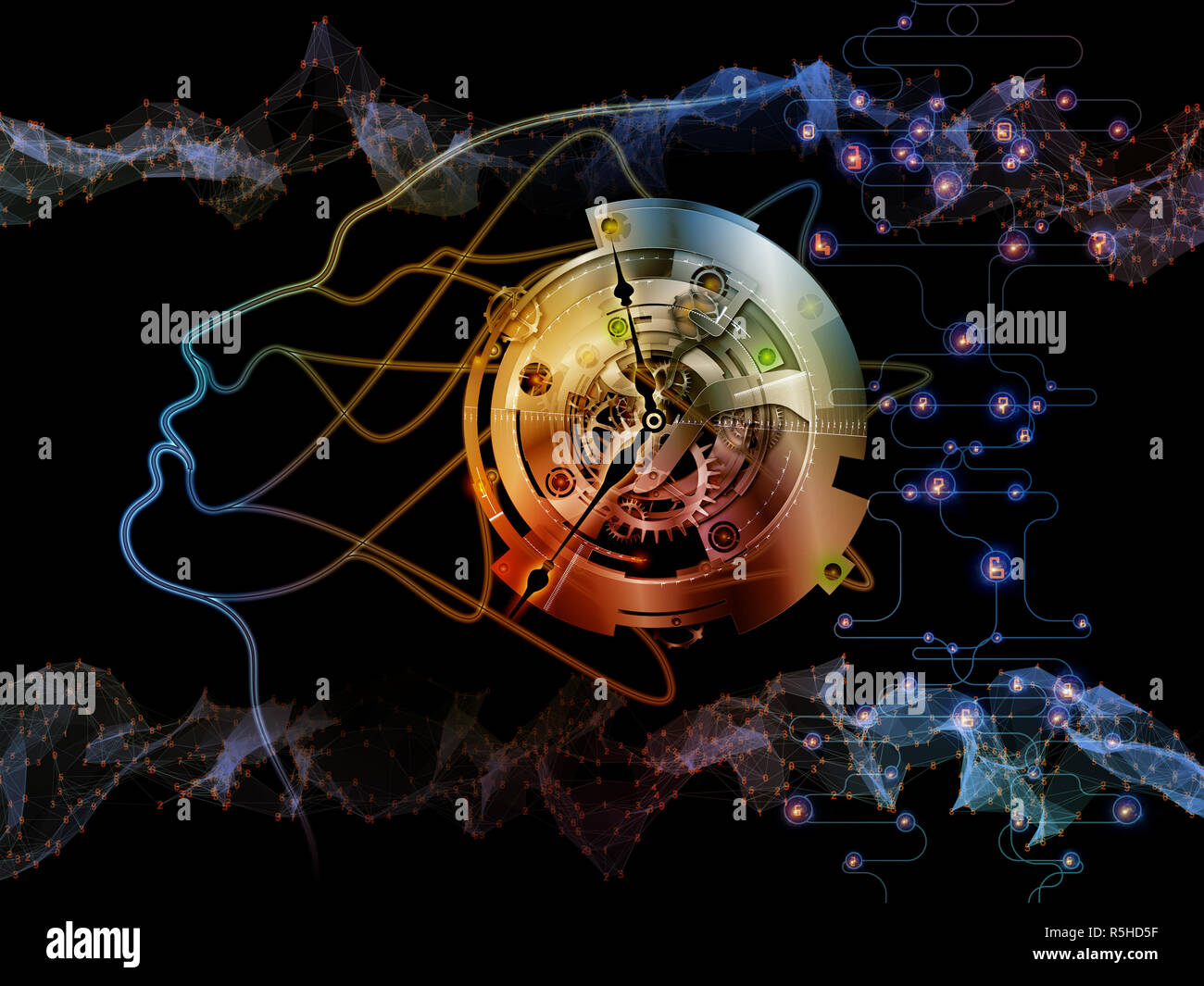 Elements of Machine Consciousness Stock Photo - Alamy