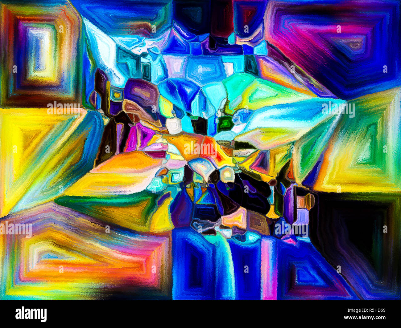 Abstract Color Pattern Stock Photo - Alamy