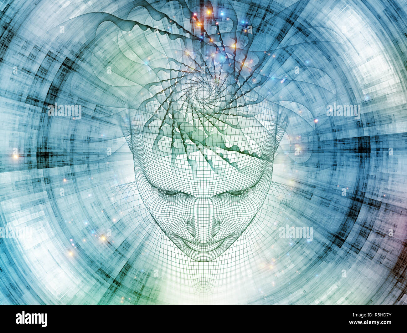 Globalization of the Mind Stock Photo - Alamy