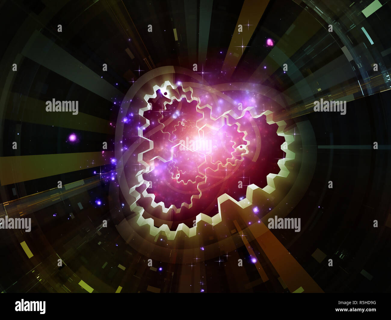 Visualization of Space Emitter Stock Photo - Alamy