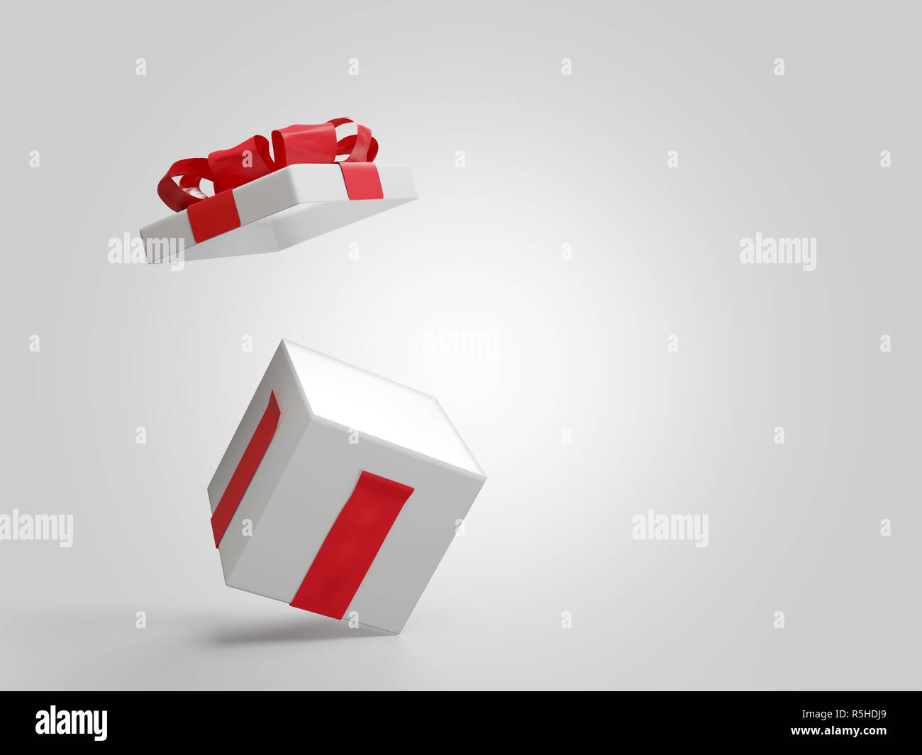 christmas present 3d-illustration Stock Photo - Alamy
