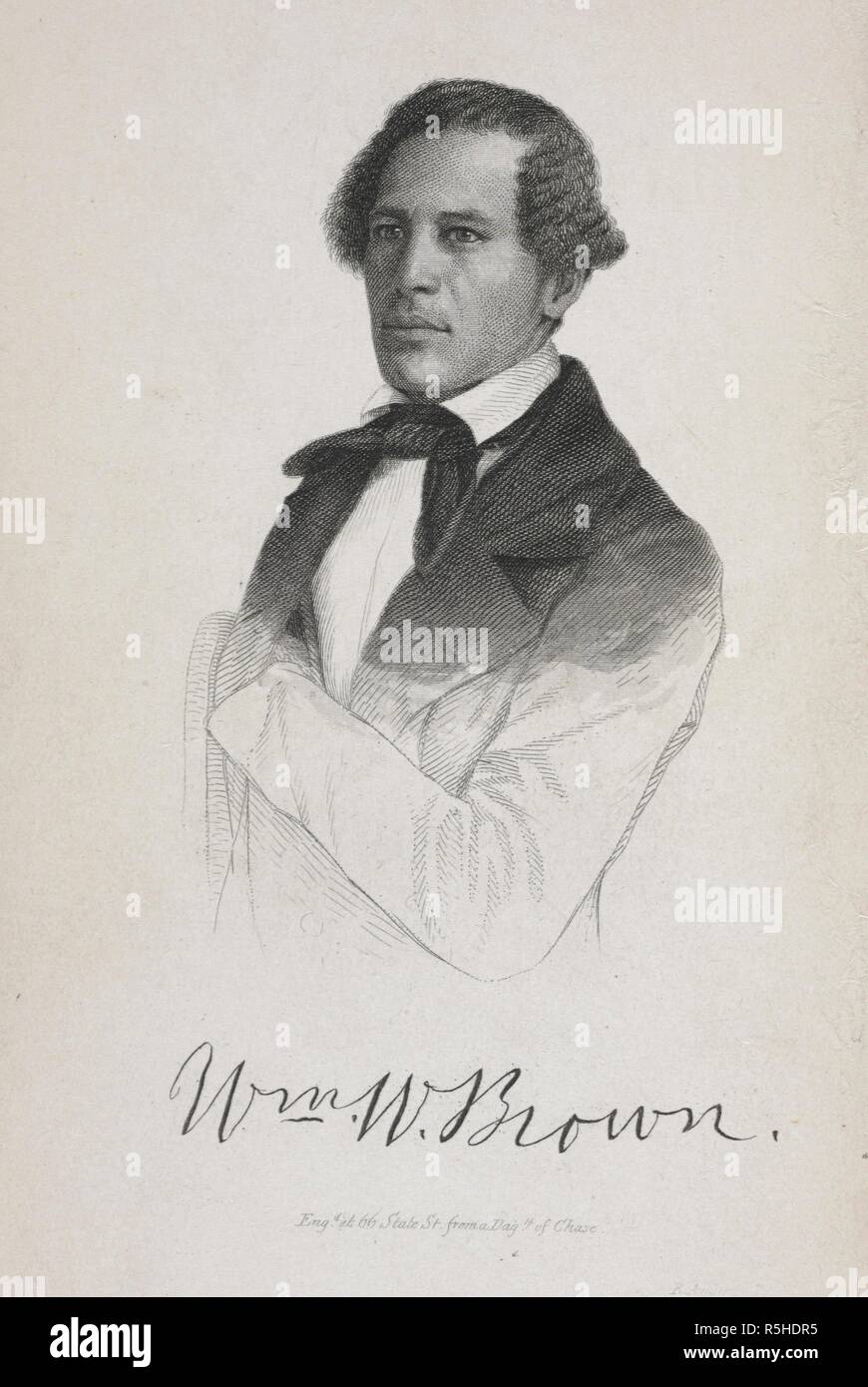 Portrait of the author, William Brown. William Wells Brown (circa 1814 ...