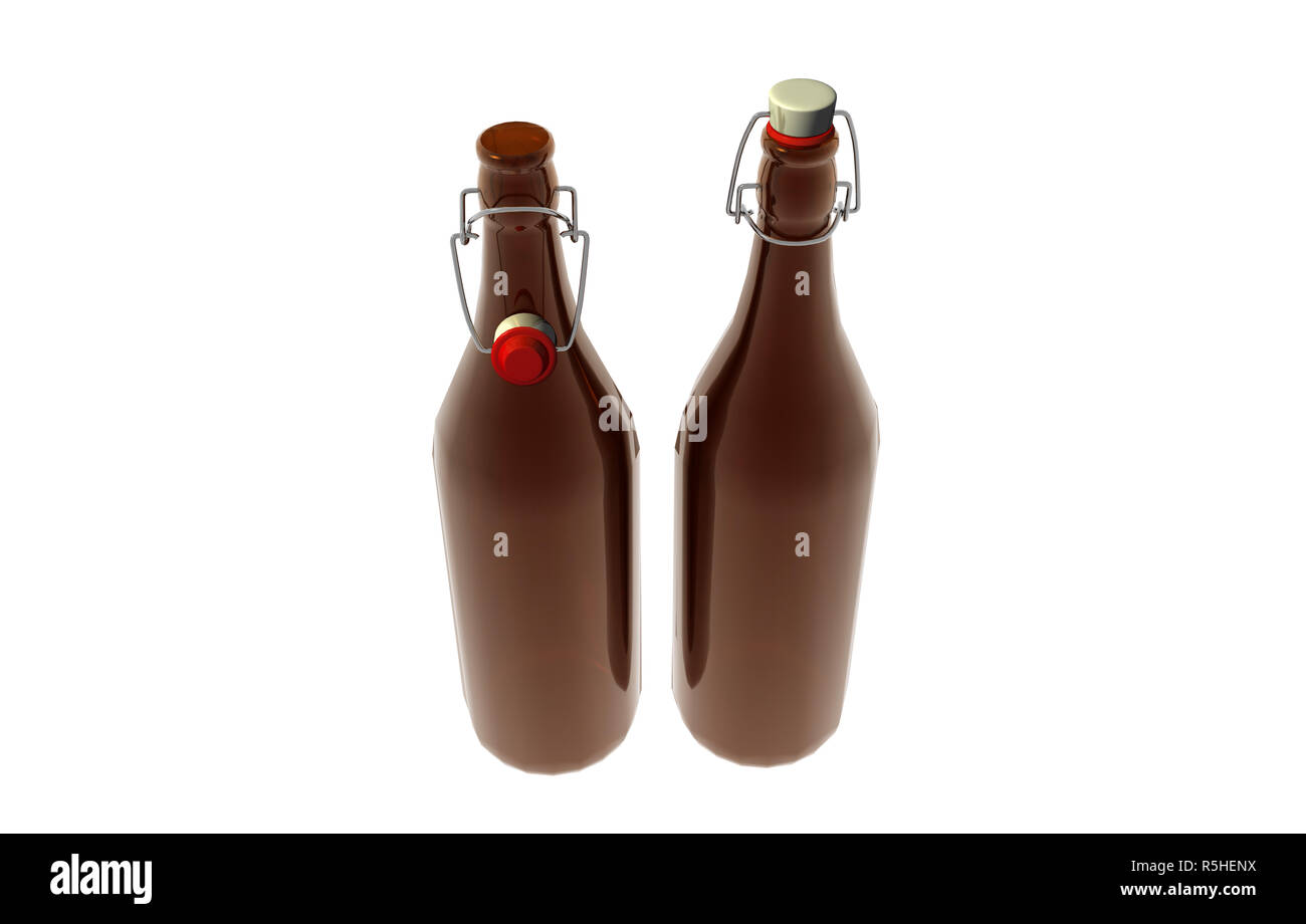 beer bottles with snap closure free Stock Photo - Alamy
