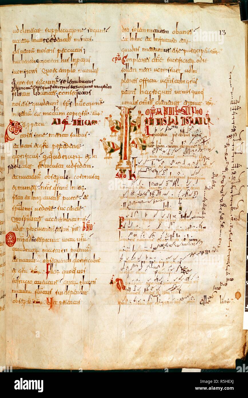 Feast of St John the Baptist. Mozarabic Liturgy. Spain; 10th century ...