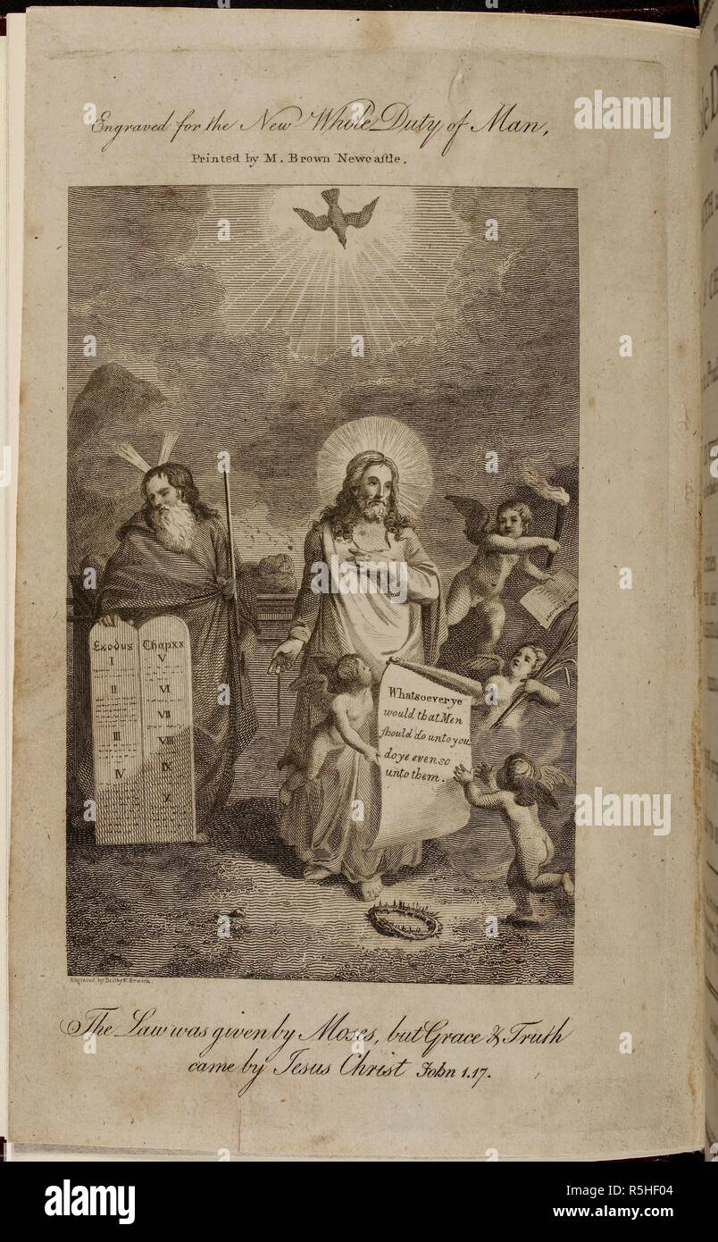 Ten commandments on stone tablets hi-res stock photography and images ...