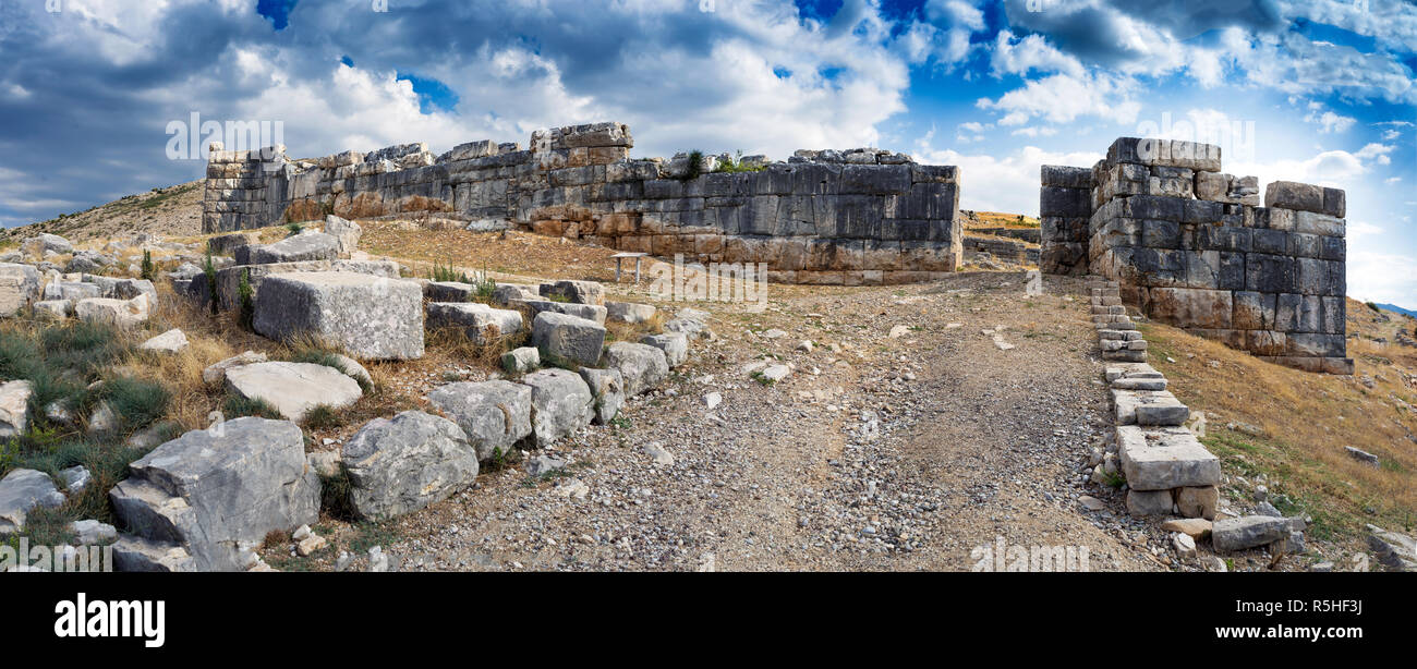 walls of ancient Pleuron.The residents of Plevrona took part in the war ...
