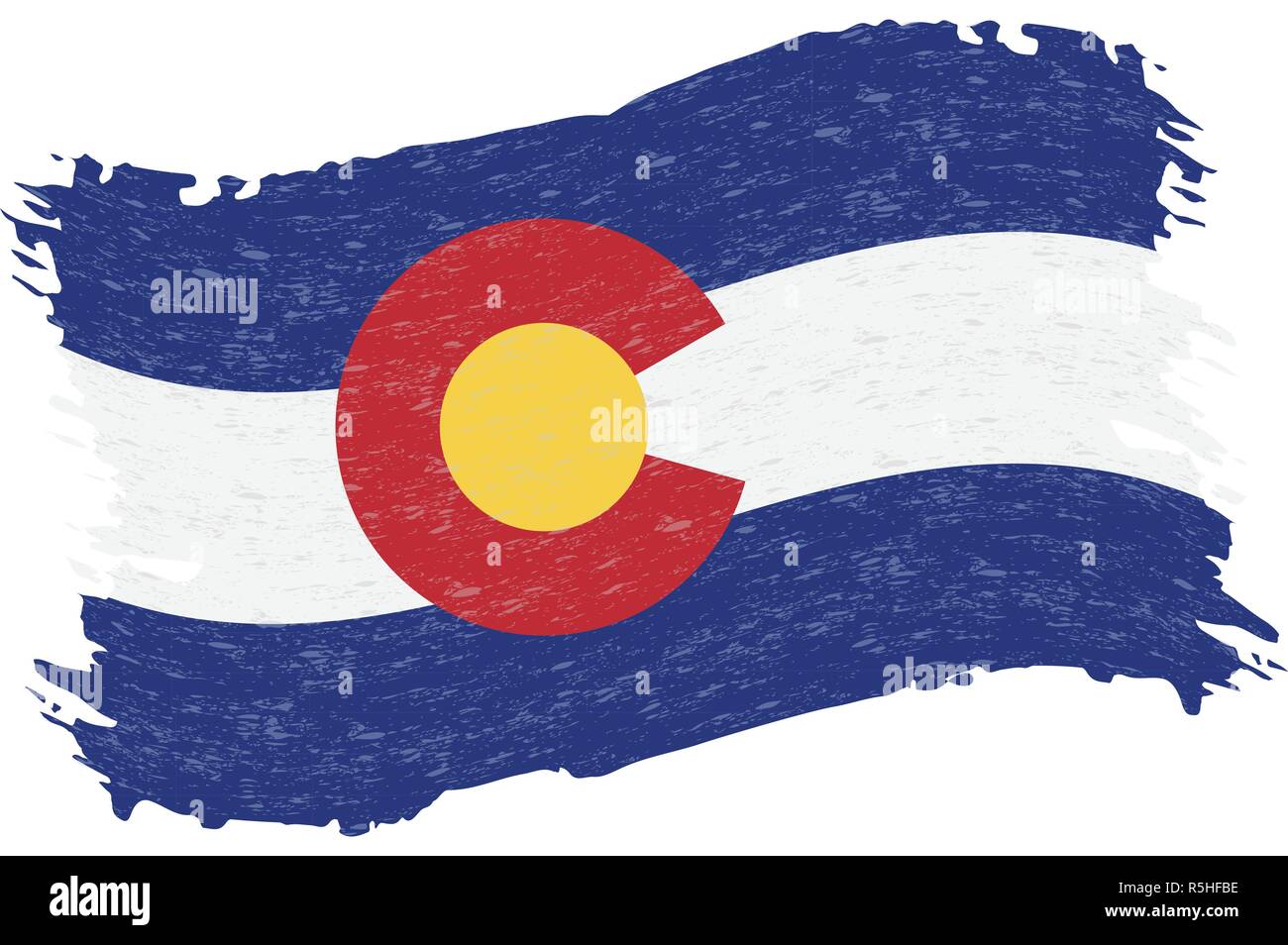 Abstract Colorado Flag