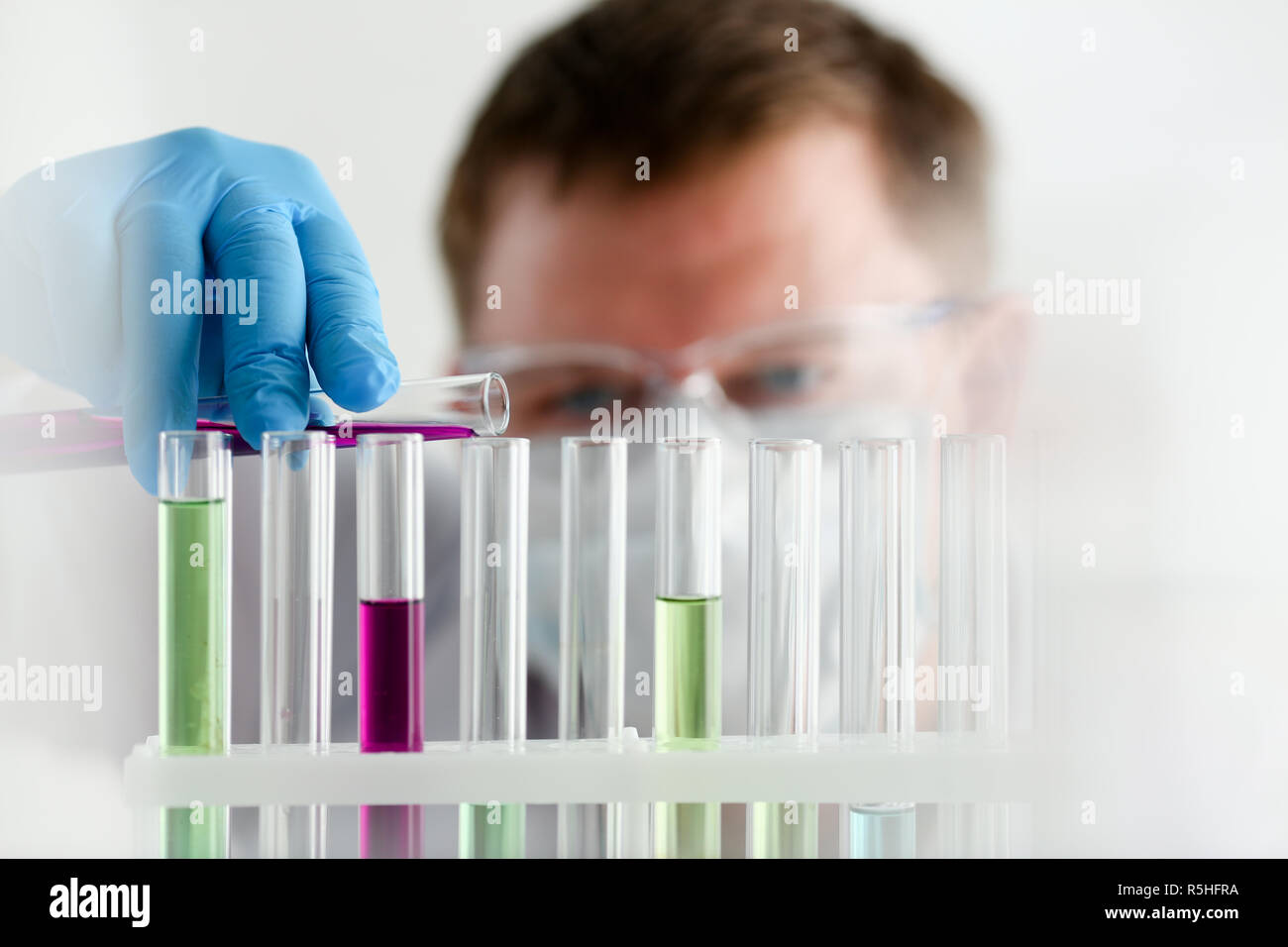 Test tubes from a chemical laboratory Stock Photo - Alamy