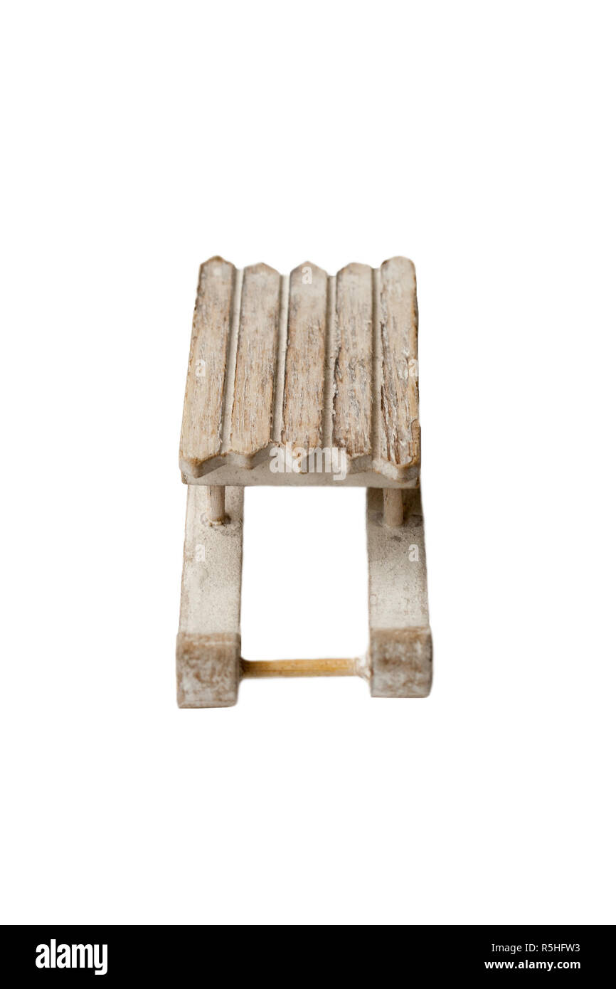 Old wooden sleigh Cut Out Stock Images & Pictures - Alamy