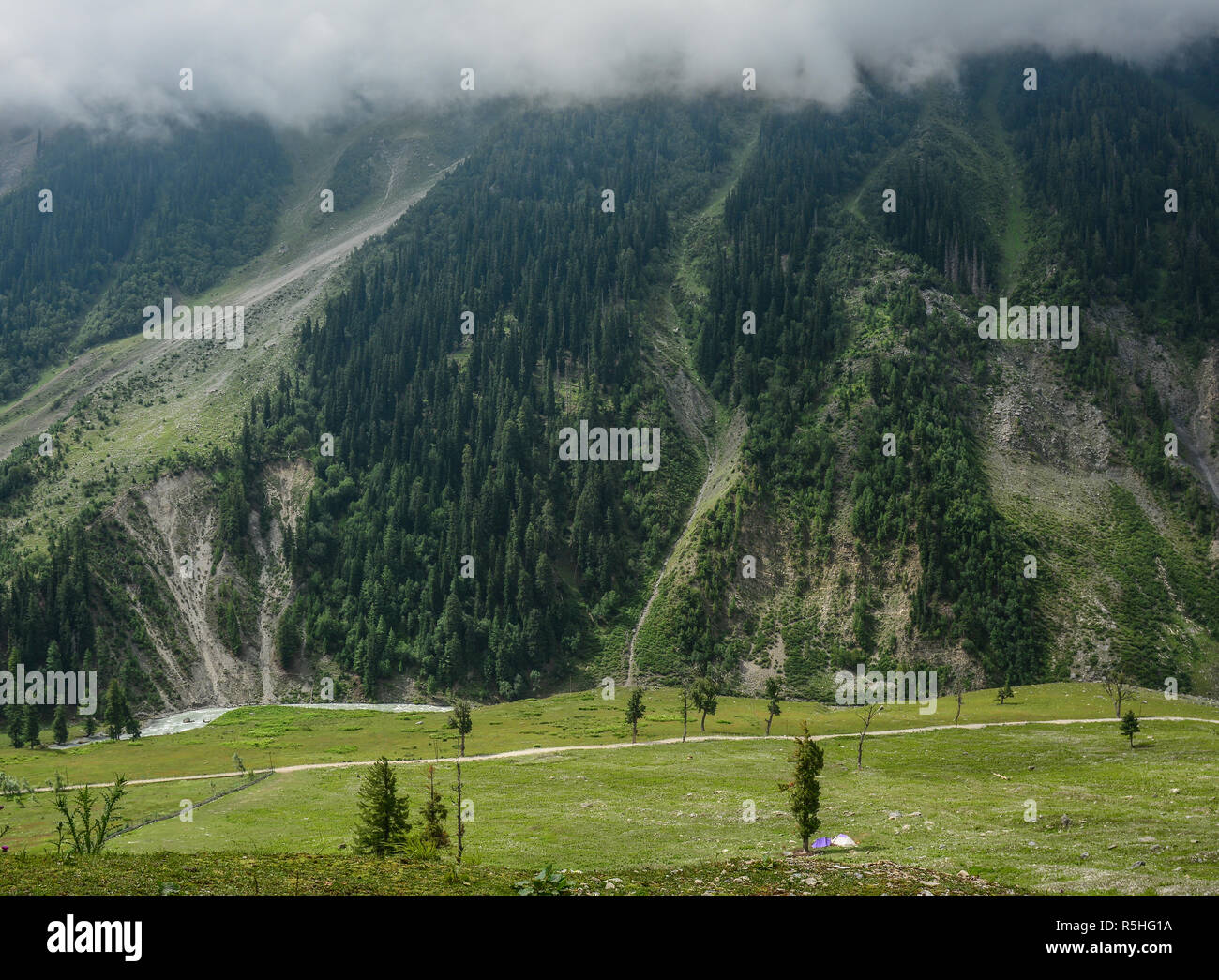 Mountain scenery of Kashmir and Jammu, Northern India Stock Photo - Alamy