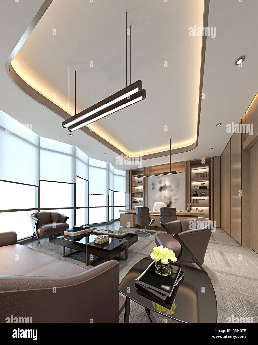Modern office interior people work hi-res stock photography and images ...