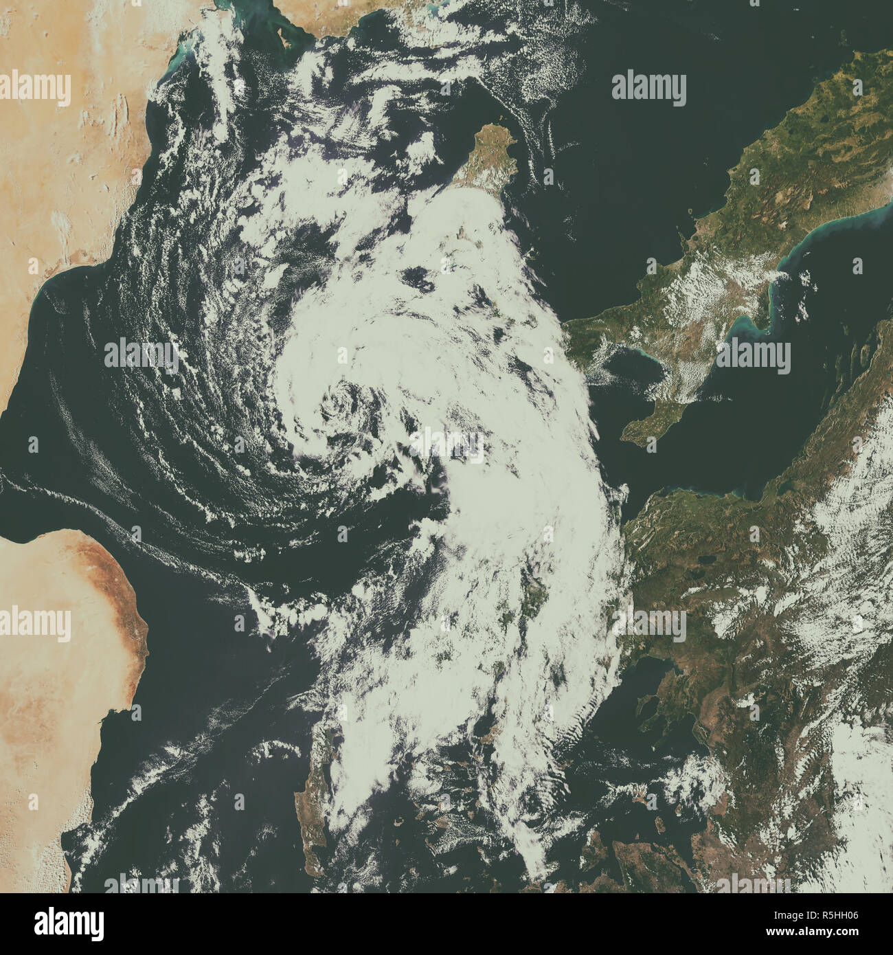 Cyclonic Storm in the Mediterranean Stock Photo - Alamy
