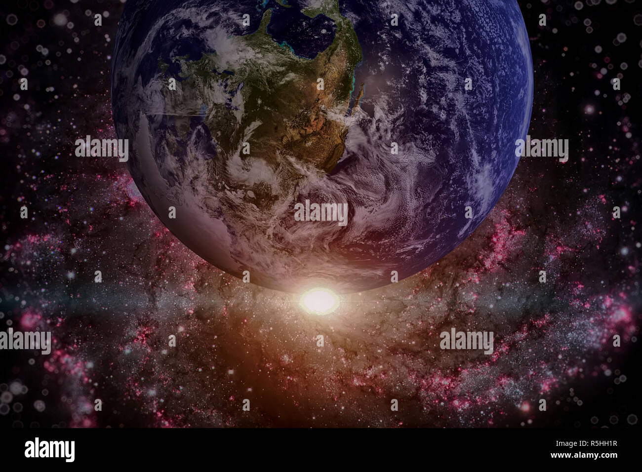 Planet Earth. Elements of this image furnished by NASA Stock Photo - Alamy