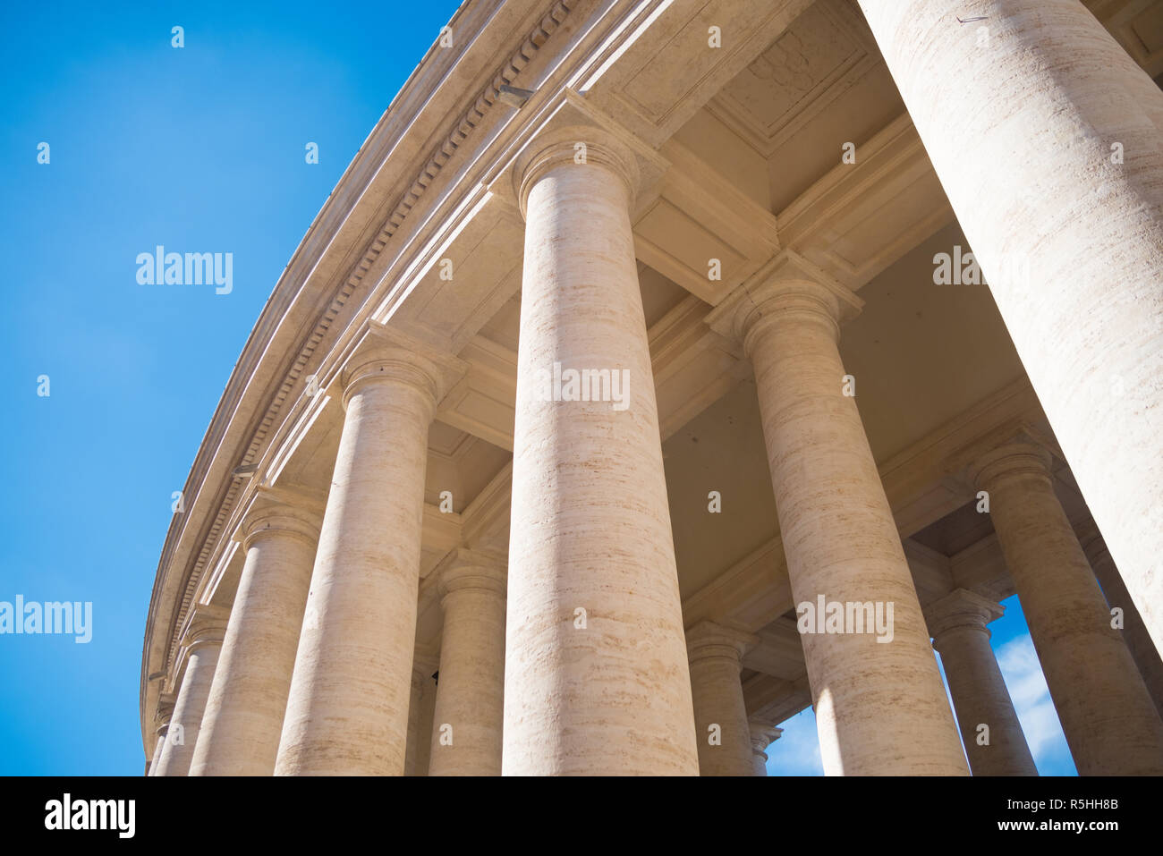 ancient colums in vatican city Stock Photo - Alamy