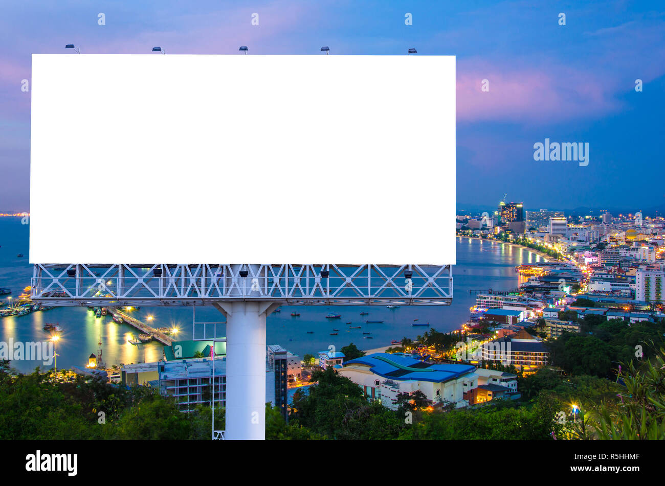 billboard or advertising poster on building for advertisement concept ...