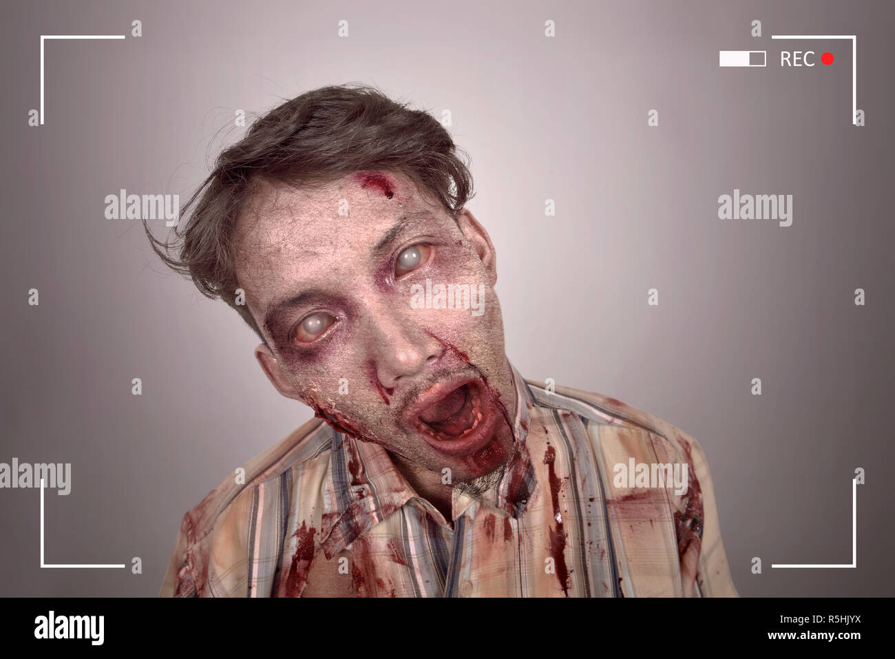 Portrait asian zombie man hi-res stock photography and images - Alamy