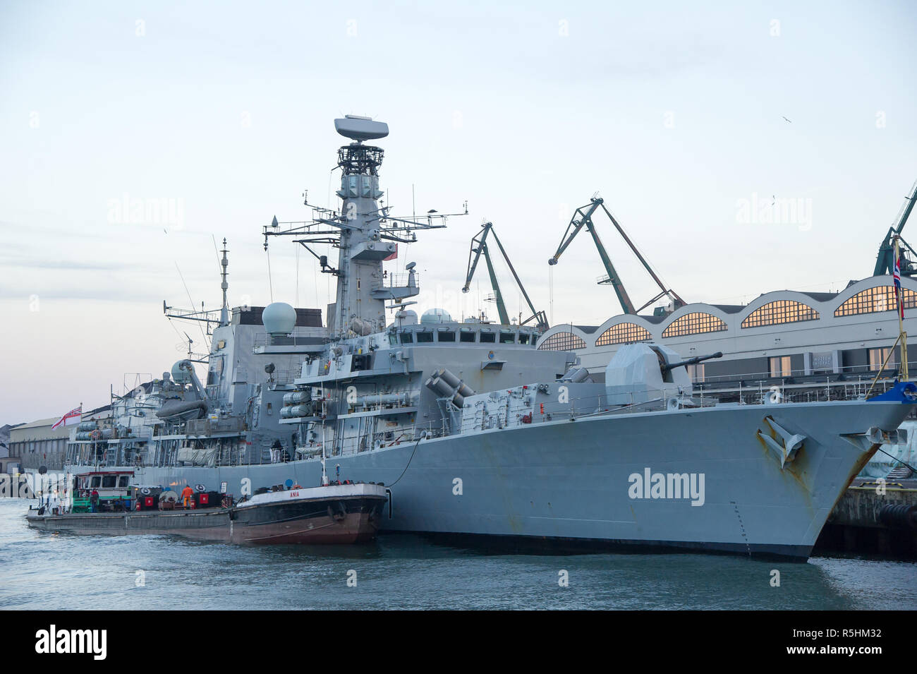 British Type 23 frigate or Duke-class frigate HMS Westminster F237 is ...