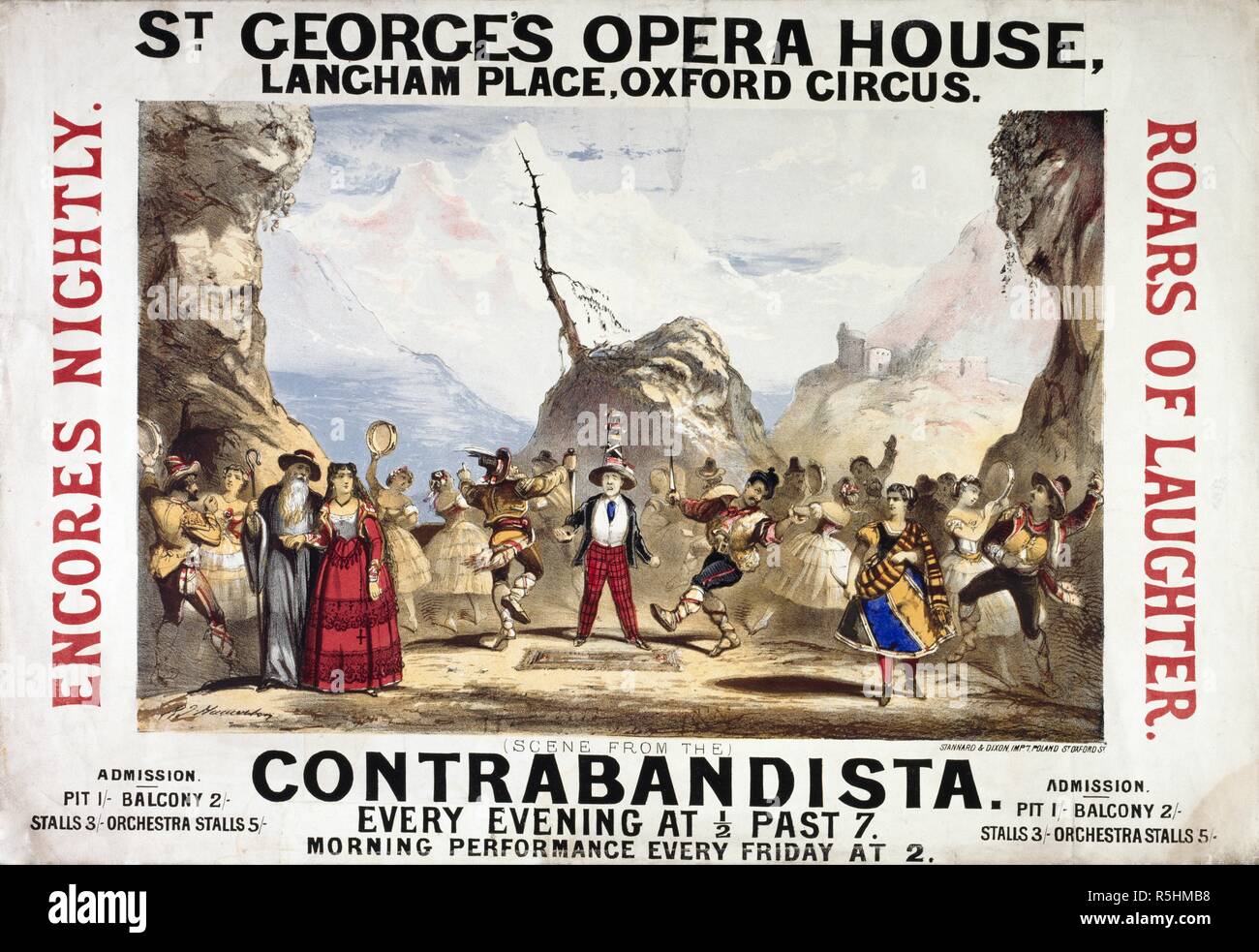 Victorian music hall poster hi-res stock photography and images - Alamy