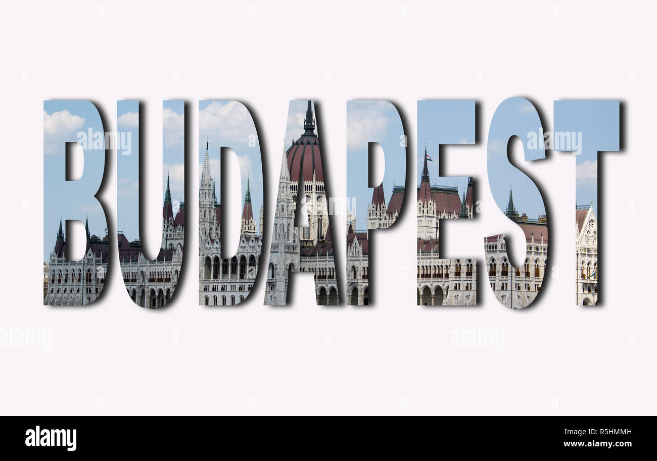 Budapest letters hi-res stock photography and images - Alamy