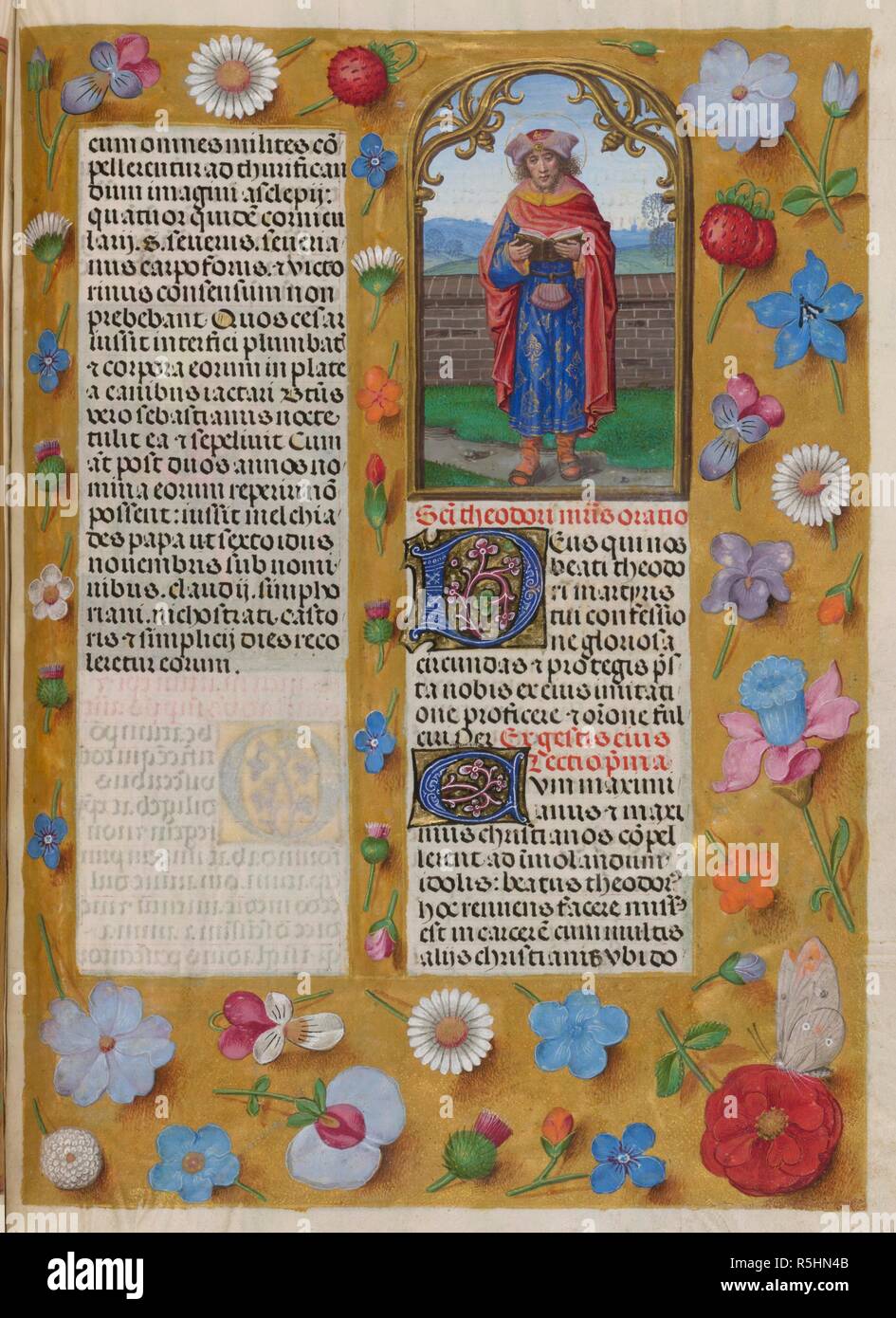 Sanctorale. St Theodore. Isabella Breviary. Breviary, Use of the ...