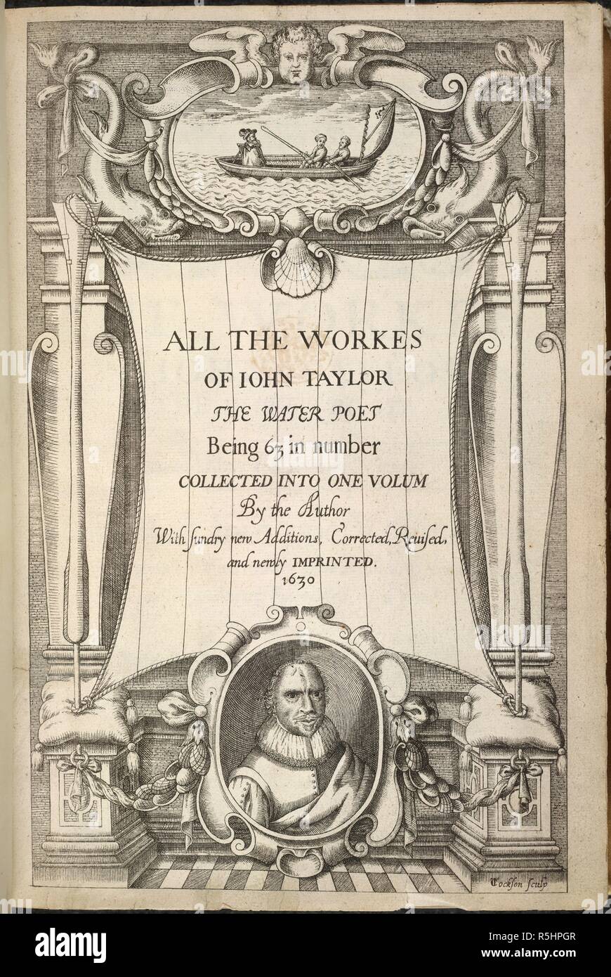 All the workes of iohn taylor the water poet beei hi-res stock ...