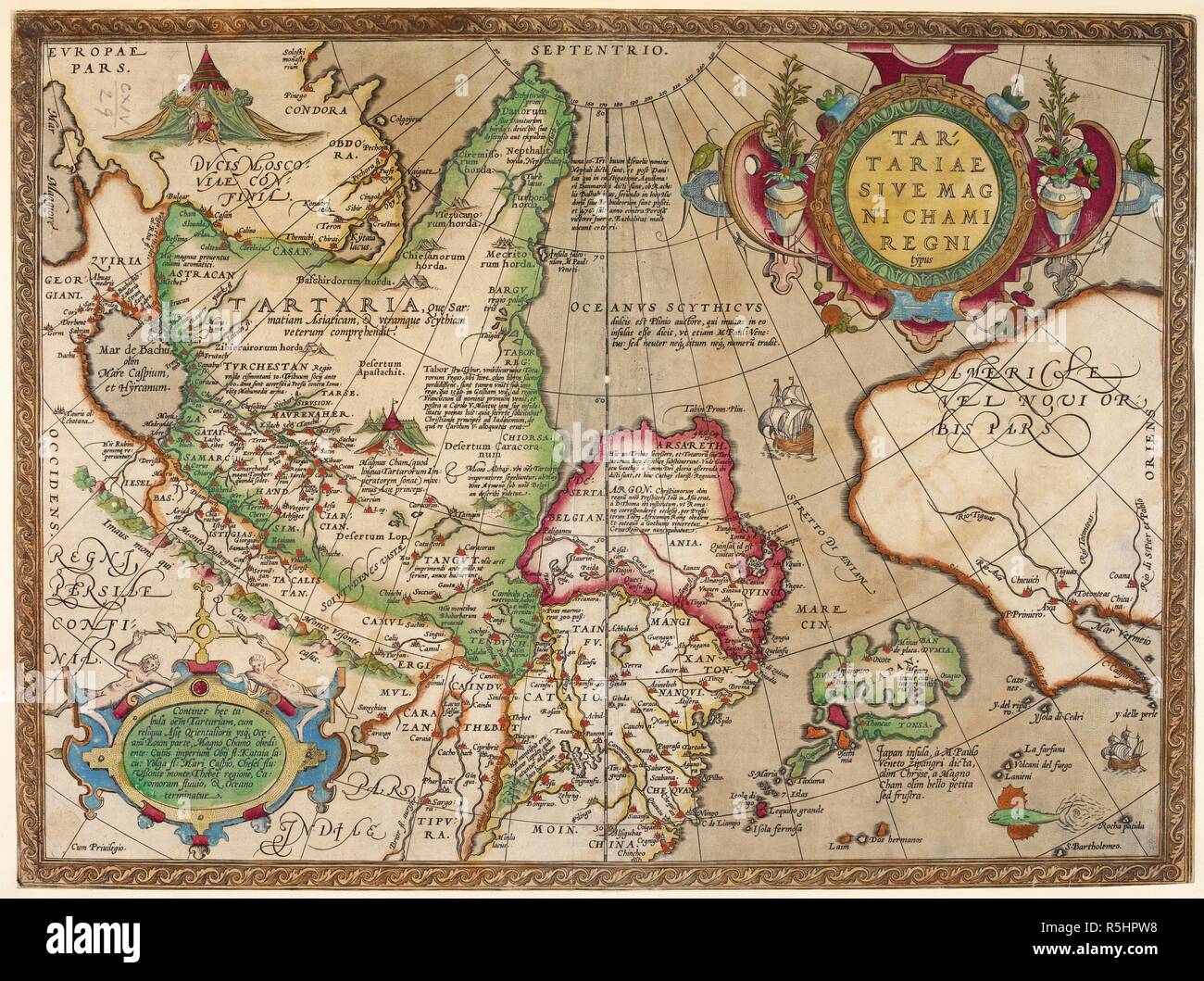 A map of Tartary. Tartarie sive Magni Chami Regni typus. 1606. Source ...