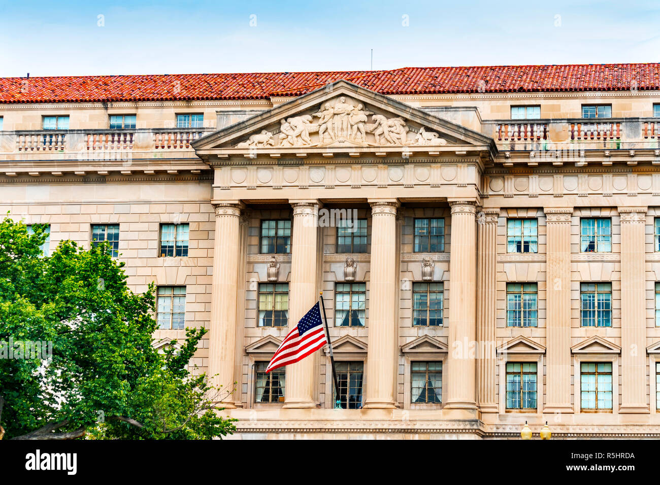 Commerce Department Secretary's Entrance 15th Street Washington DC ...