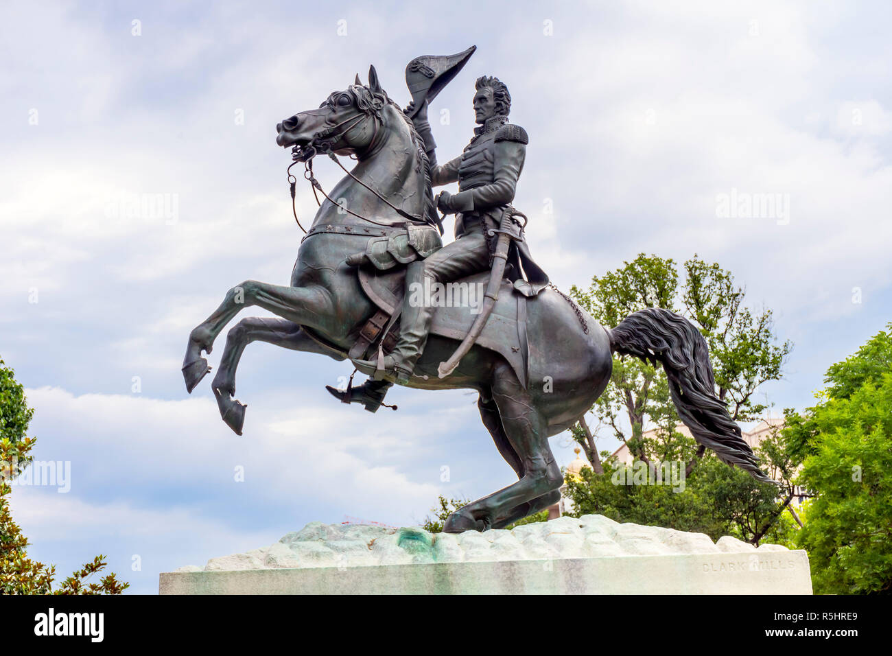 Jackson Statue Close Up Lafayette Park Pennsylvania Ave Washington DC ...