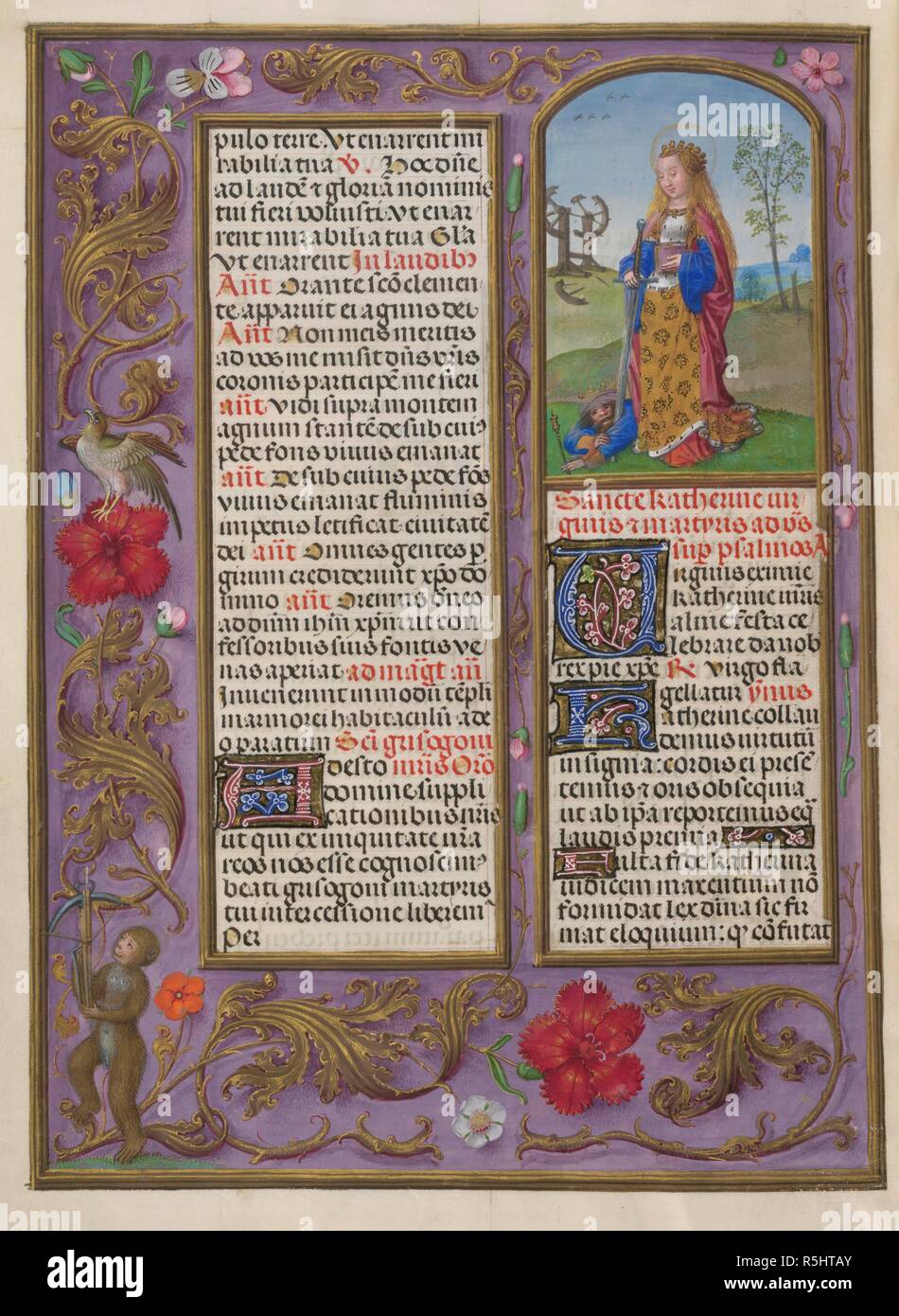 Sanctorale. St Catherine. Isabella Breviary. Breviary, Use of the ...
