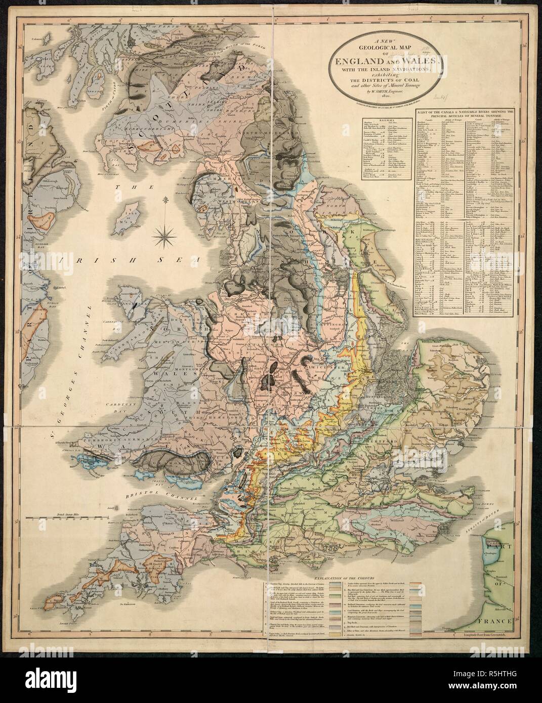 Geological map of england hi-res stock photography and images - Alamy