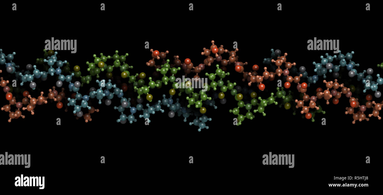 Collagen protein structure hi-res stock photography and images - Alamy