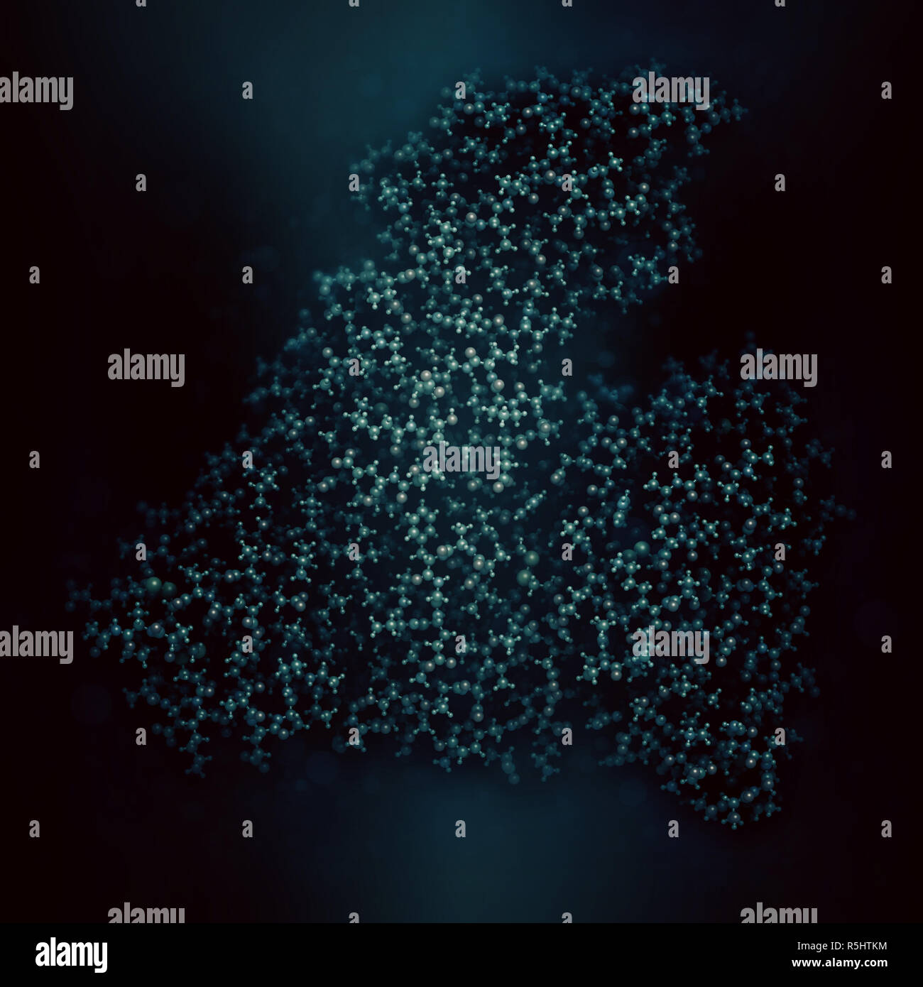 Human serum albumin (HSA) protein. Most abundant protein in human blood ...