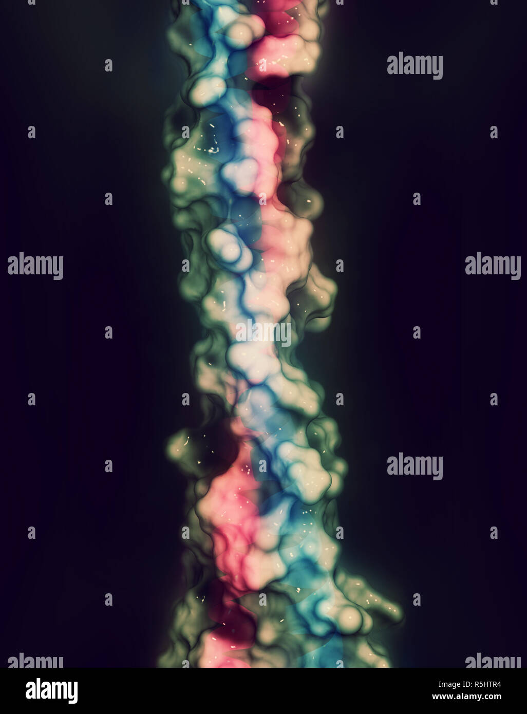 Keratin intermediate filament. Protein that is one of the main ...