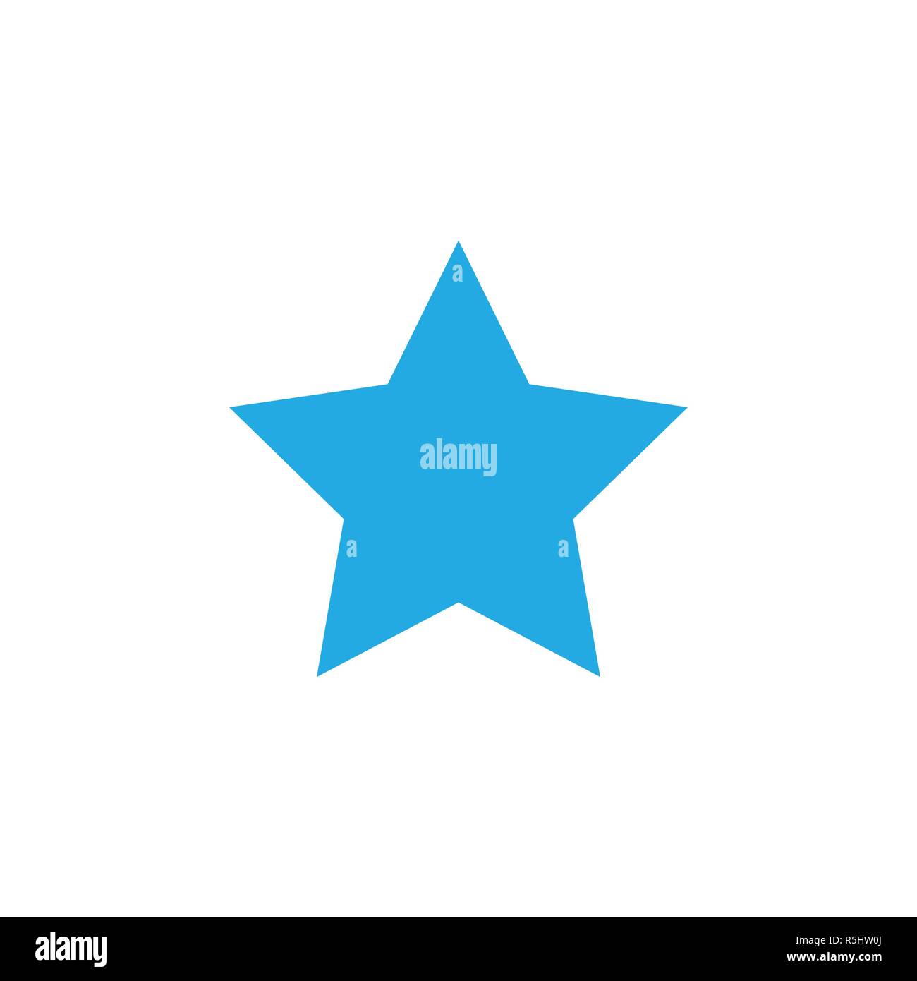 Blue Star icon. Vector illustrations Flat Stock Vector Image & Art - Alamy