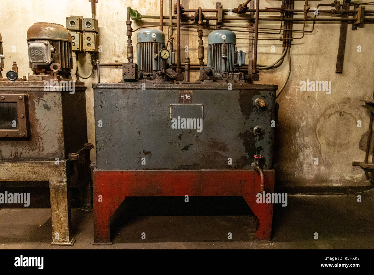 Industrial building, machines, iron building, Iron works Stock Photo ...