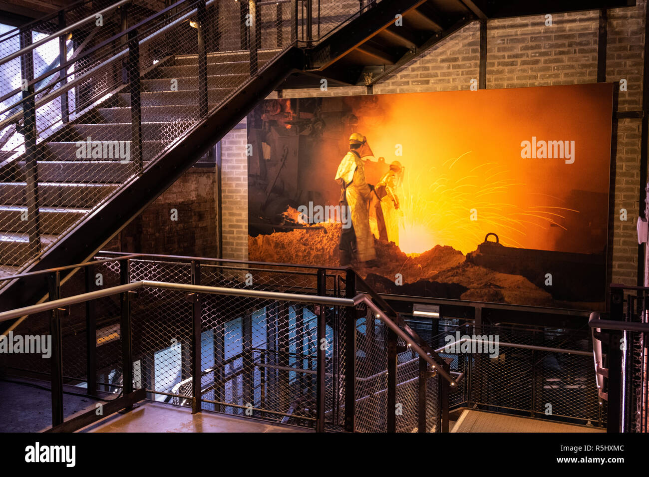 Industrial building, machines, iron building, Iron works Stock Photo ...
