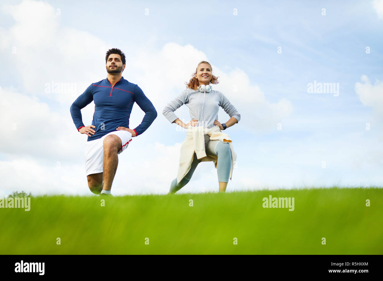 Happy workout hi-res stock photography and images - Alamy