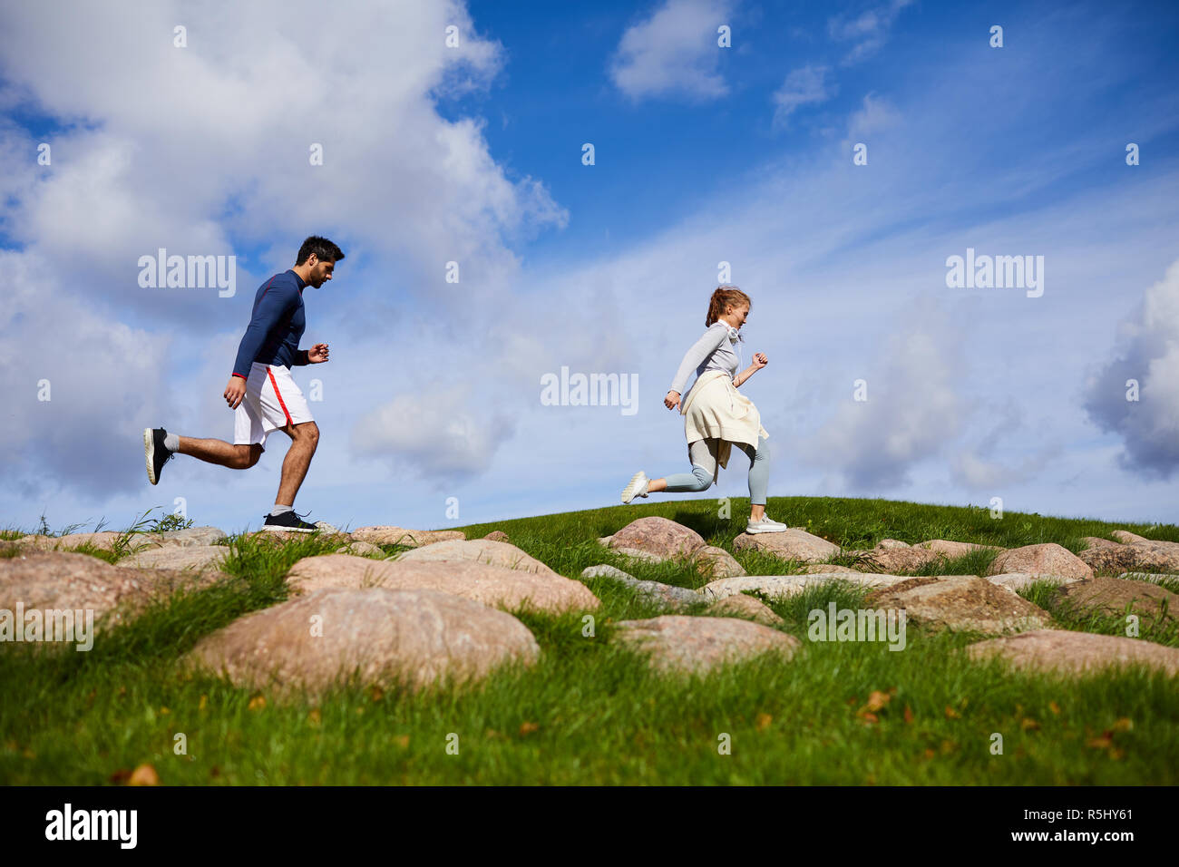 Run natural motion hi-res stock photography and images - Alamy