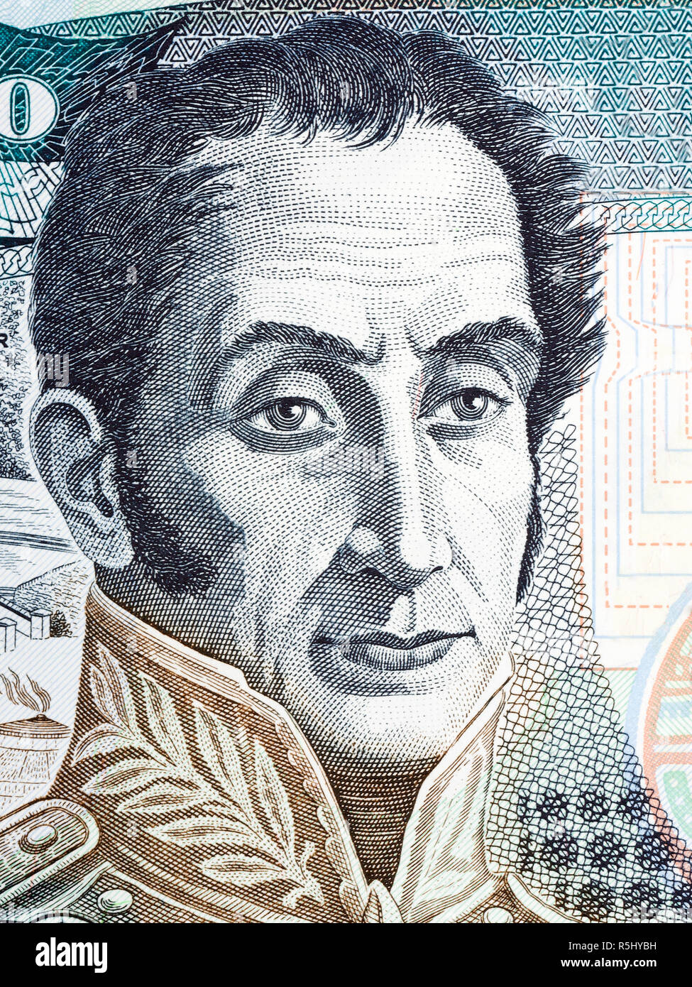 Simon bolivar portrait hi-res stock photography and images - Alamy