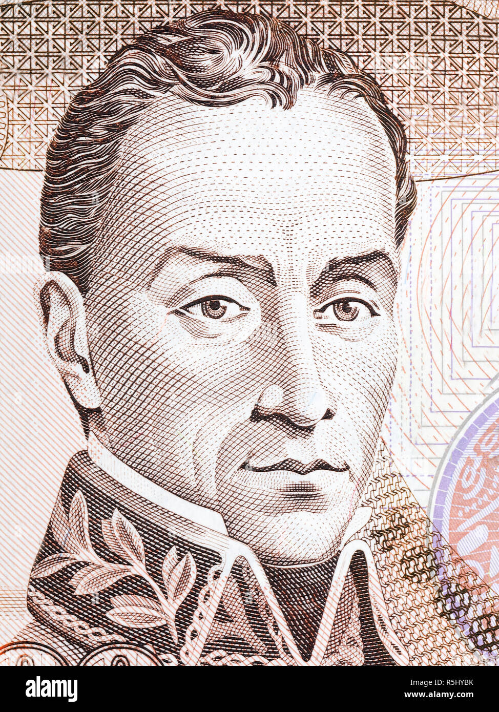 Simon bolivar portrait hi-res stock photography and images - Alamy