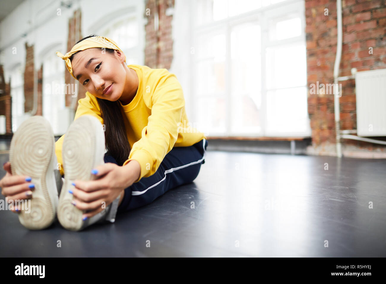 Active activity to warm up hi-res stock photography and images - Alamy